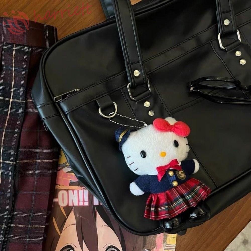 Harriett JK กระโปรง Kitty จี้, ญี่ปุ่นชุดการ์ตูน JK กระโปรง Kitty Plush พวงกุญแจ, น่ารัก Kawaii ...