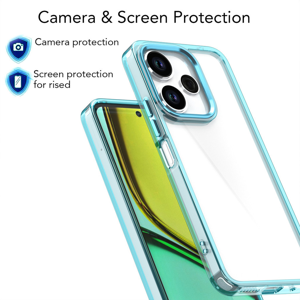 Redmi 13 13C A3 หมายเหตุ 13 12 Pro Plus High-End หนาโปร่งใส Anti ...