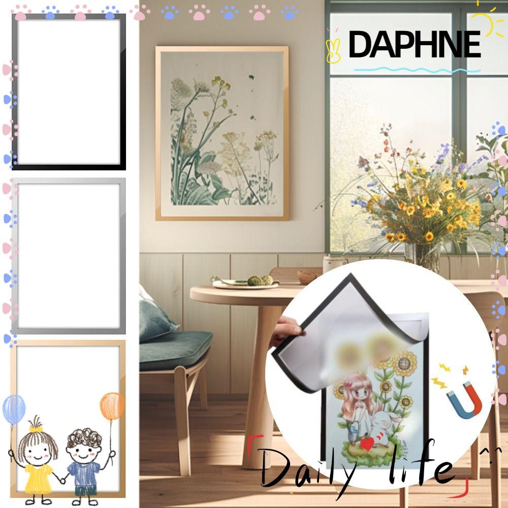 DAPHNE กรอบรูปแม่เหล็ก, A4 8.5x11 นิ้ว Wall Home Decor กรอบรูปแม่เหล็ก ...