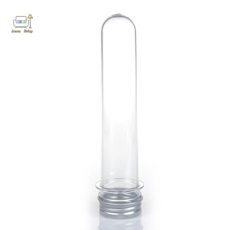 Openw 10pcs lab 70ml PET Test Tube ขวดสกรูหมวกโปร่งใสทรงกระบอกพลาสติก ...