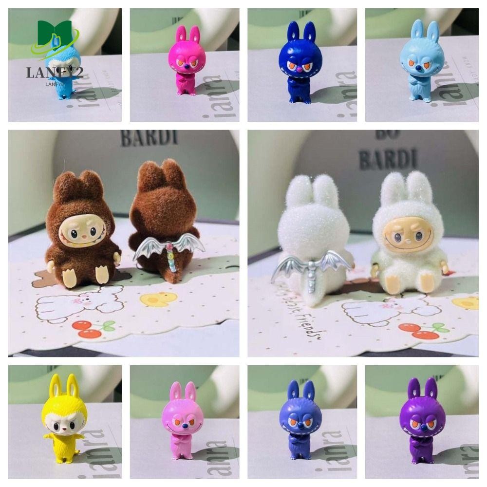 Alanfy 2 ชิ้น/เซ็ต Wings Labubu เครื่องประดับ, PVC การ์ตูน Astrological ...