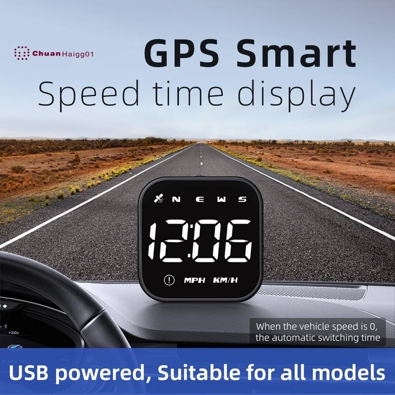 Hud รถ Speedometer Timetable Speed Alarm GPS -Up Display อุปกรณ์ ...