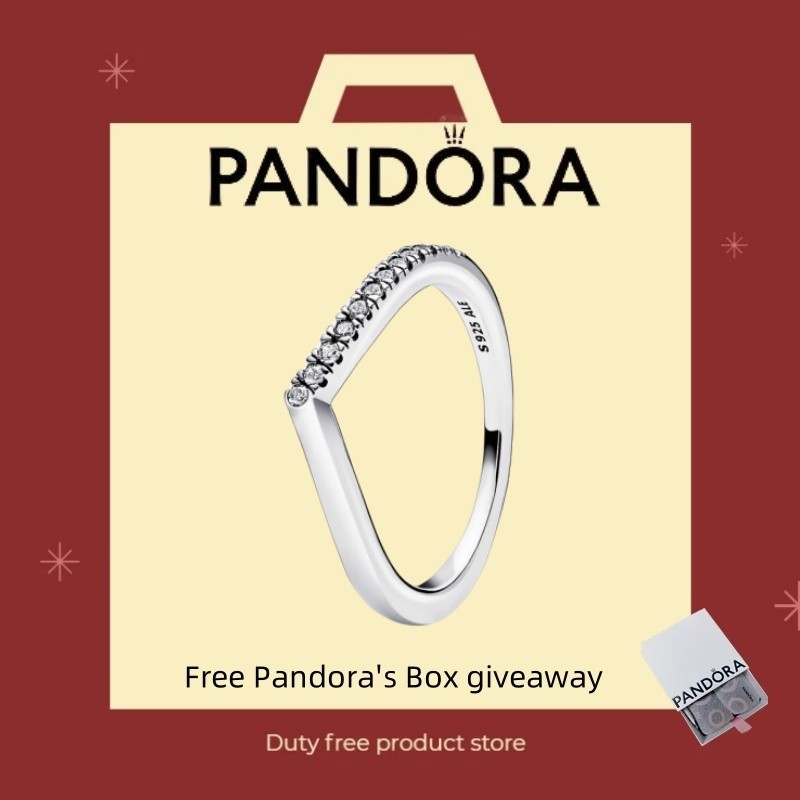 PANDORA 100% เครื่องประดับเงิน925ชุดของขวัญคู่ของขวัญ Pandora Timeless ...