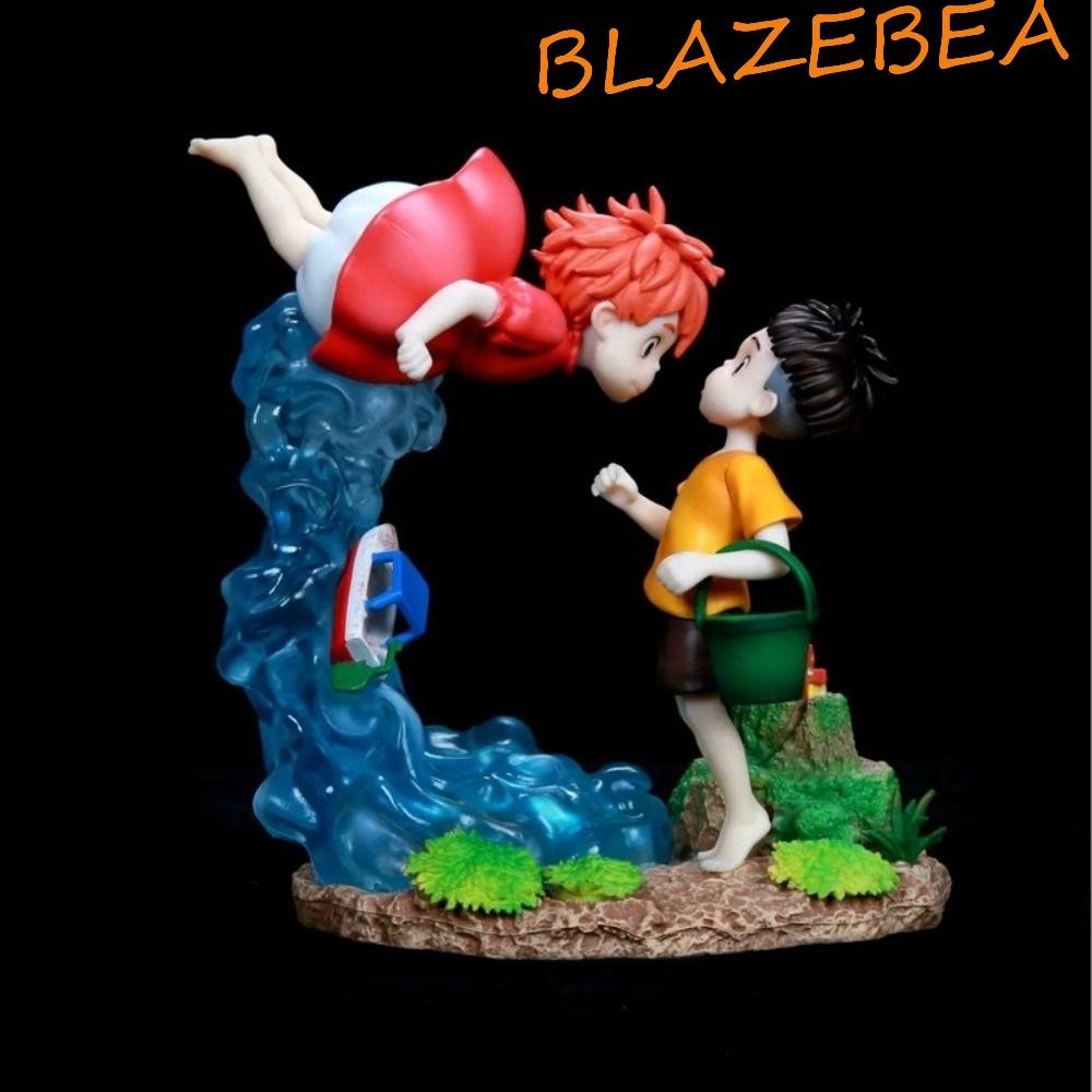 Blazebea Ponyo บน Cliff รูป, การ์ตูน PVC ตุ๊กตา Sousky Seagal รูป, ของขวัญเด็ก Gk รูปปั้น 15 ซม. ...