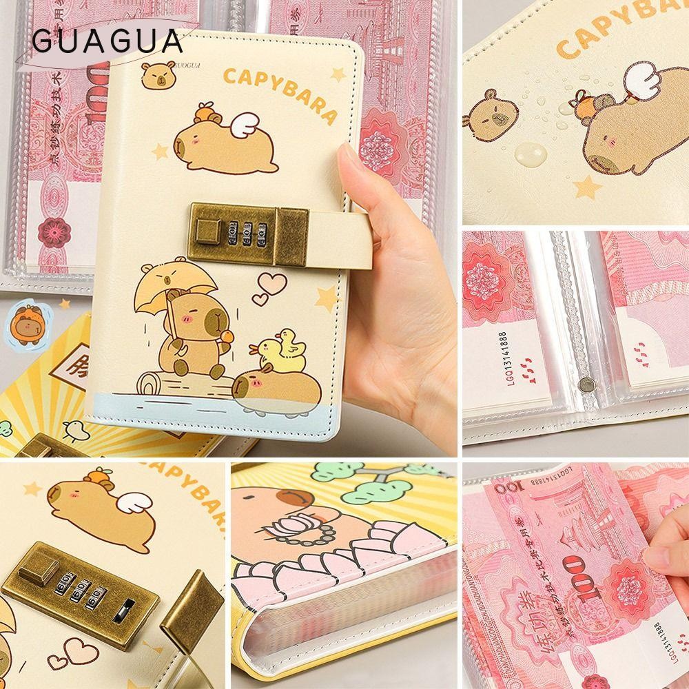 Guogua 100 ซองประหยัดเงิน Challenge, Kapibala Panda Mini Binder Saving ...