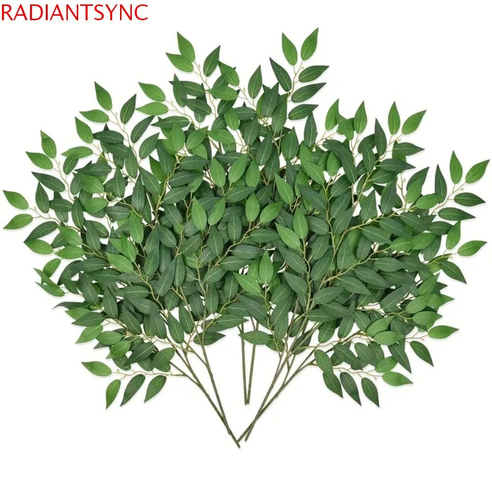 Radiantsync ประดิษฐ์ Sophora Leaves, 60 ซม.พลาสติก Sophora สาขา, Faux Sophora พืชจริง Touch ...