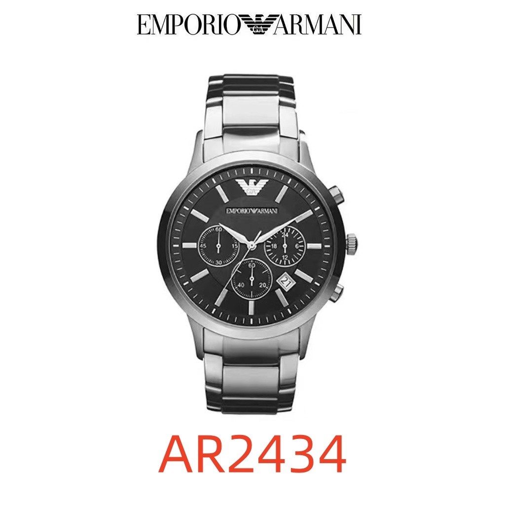 EMPORIO ARMANI AR2434 Mens Diver Chronogrph ของแท้100% | Shopee Thailand