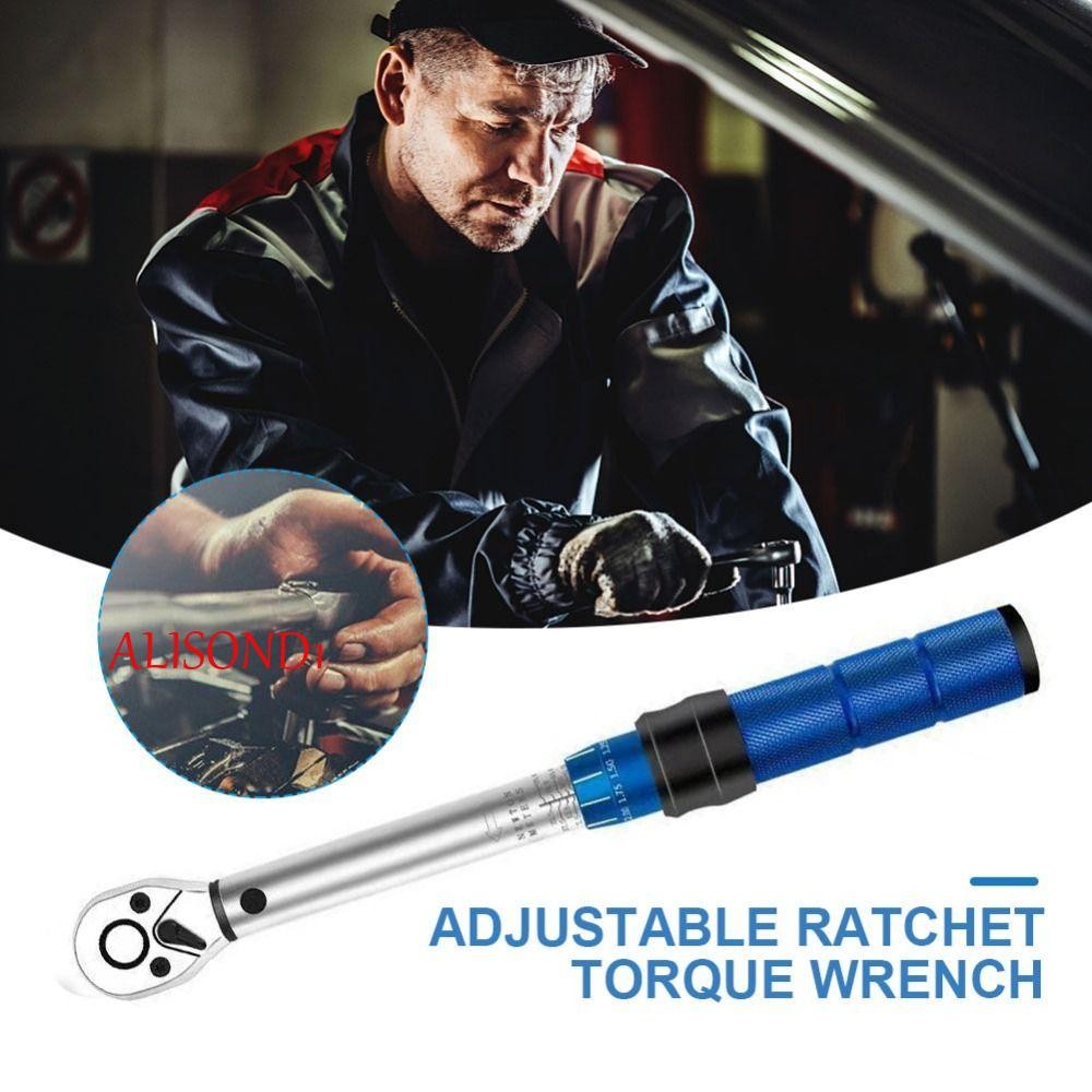 Alisond1 ประแจแรงบิด, 10-60N.m 3/8 นิ้วจักรยานเครื่องมือยานยนต์, Ratcheting Square Drive Torques ...