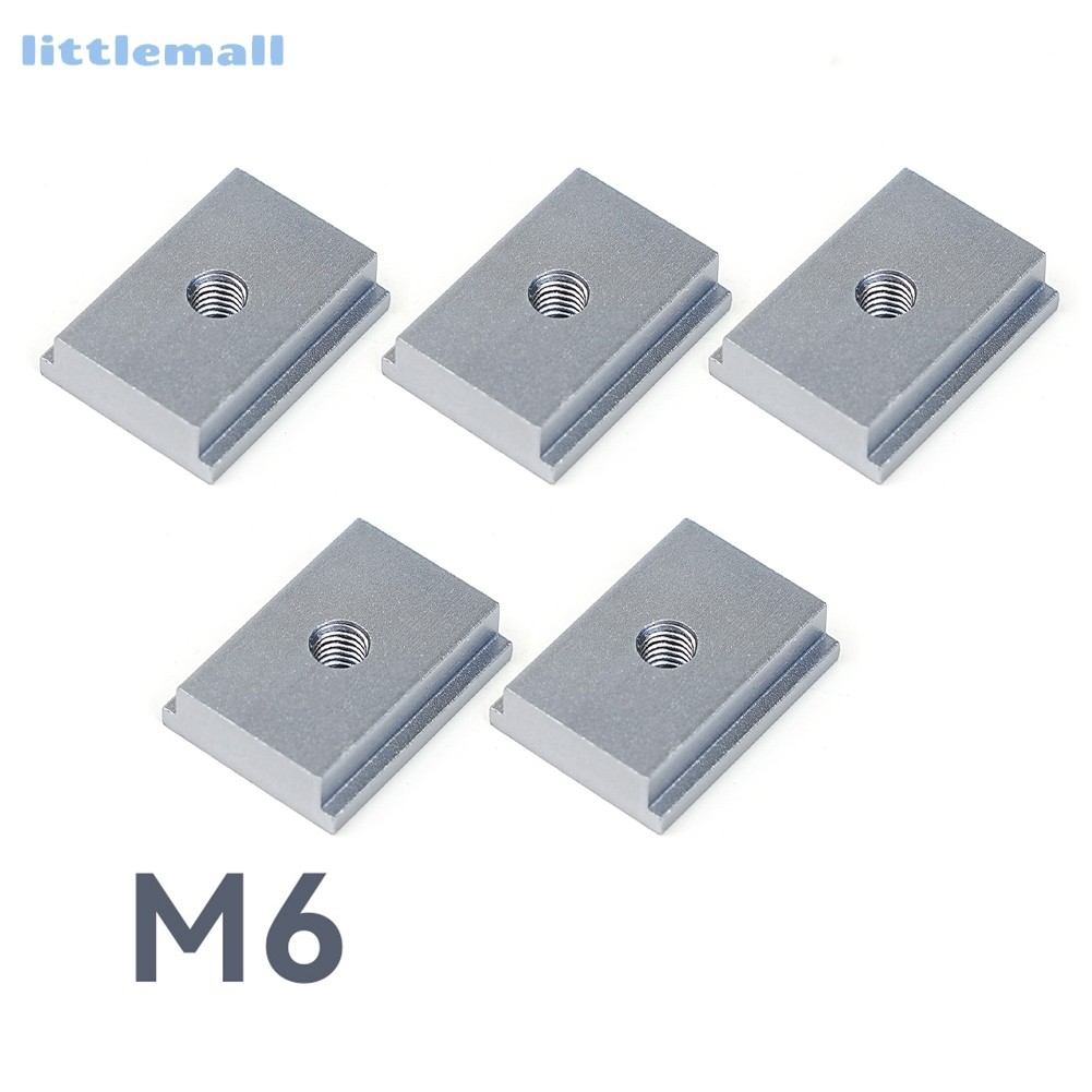 5 ชิ้น T-track Slider อลูมิเนียม T Slot Nut M6 เกลียวสําหรับงานไม้ ...