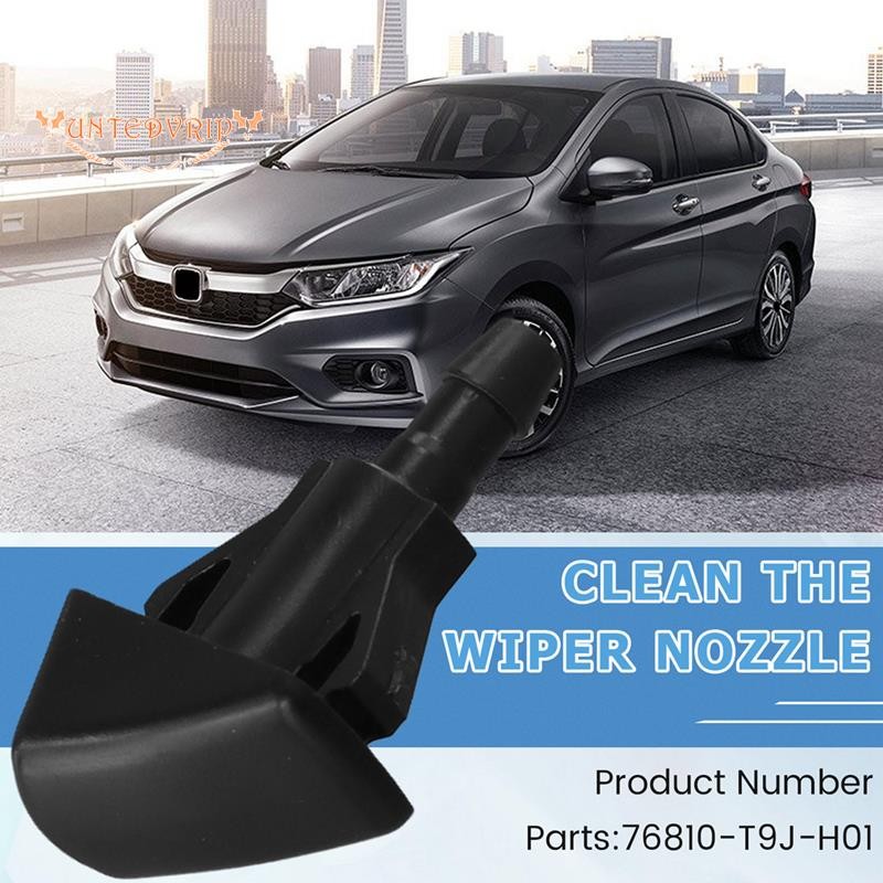 2 ชิ้นรถด้านหน้ากระจกเครื่องซักผ้าหัวฉีด Jet 76810-T9J-H01 สําหรับ City ...