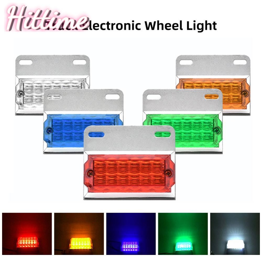 Hittime 1 PC 12SMD รถบรรทุกด้านข้าง Marker โคมไฟ Led 24V กันน้ํารถ Trailer รถบรรทุก Van Bus ความ ...