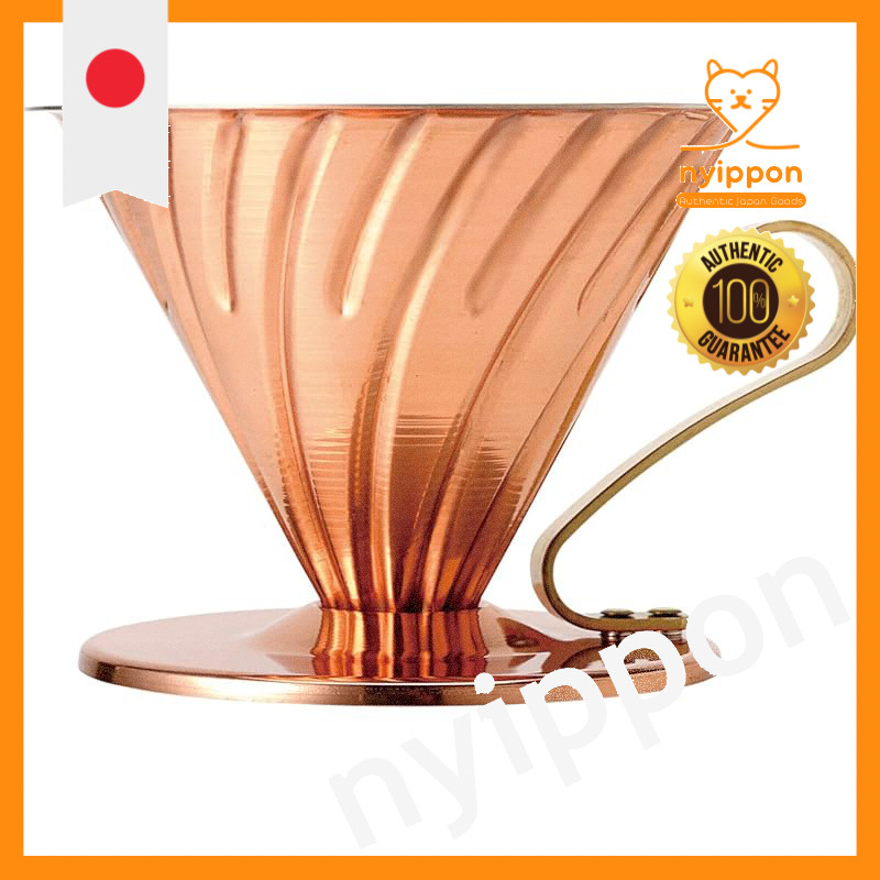 HARIO V60 Coffee Dripper, Capacity for 1 to 4 Cups, Hand Drip Coffee, Made in Japan, Model VDPR ...