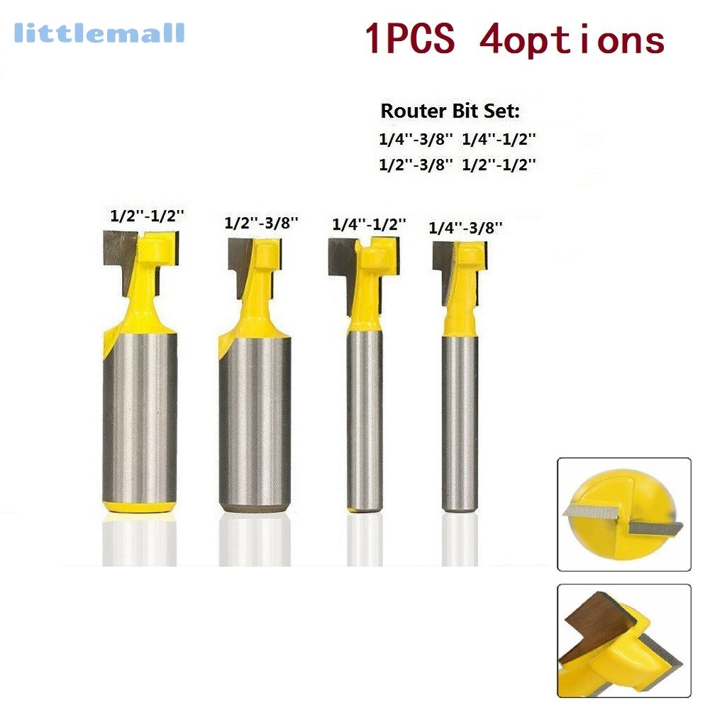 1/4\\\1/2\\shank T-Slot เครื่องตัดมิลลิ่ง T-Track Slotting คาร์ไบด์ไม้ ...
