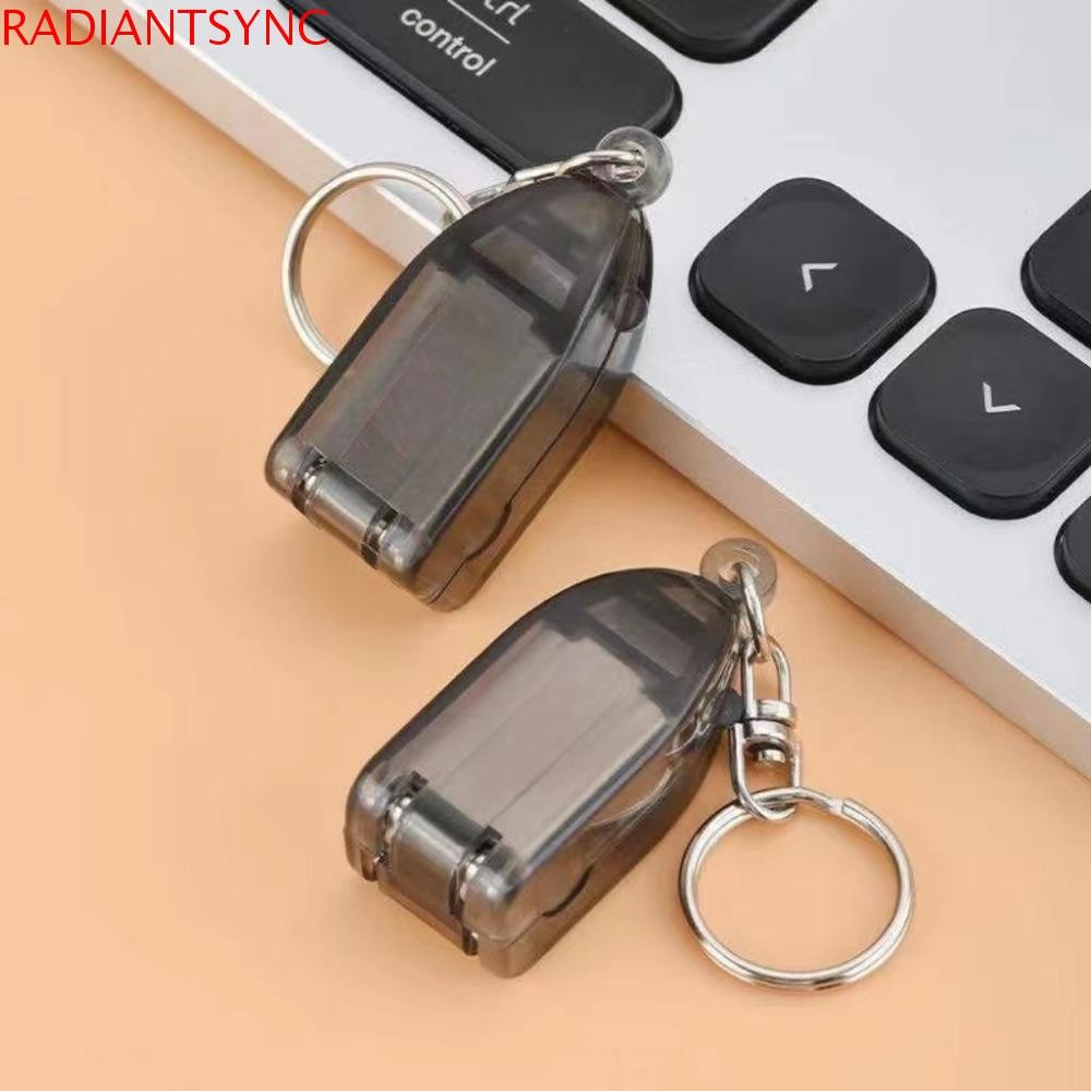 Radiantsync เล็บพับได้, สแตนเลสทนทาน Mini Nail Trimmer, แบบพกพา Ultra-thin พร้อมตะไบเล็บ ...