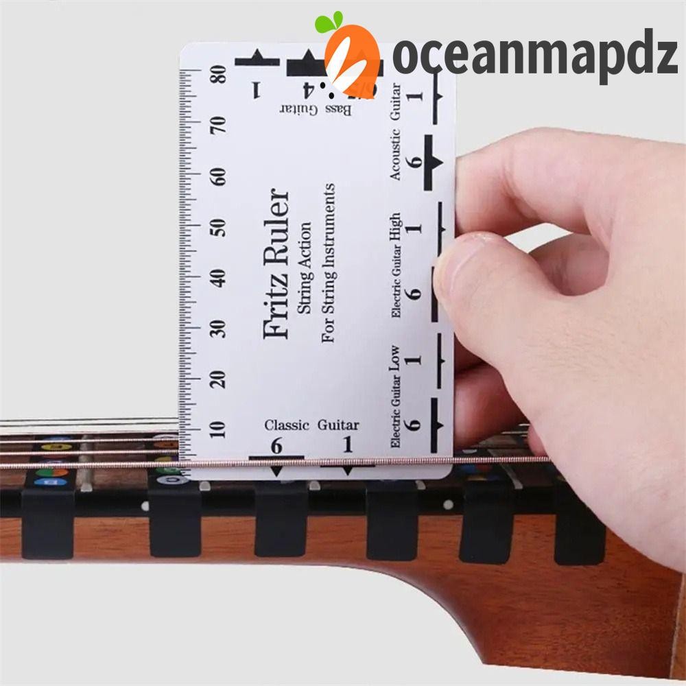 Oceanmapdz String Pitch Ruler, สายกีตาร์ Luthier เครื่องมือไม้บรรทัด ...