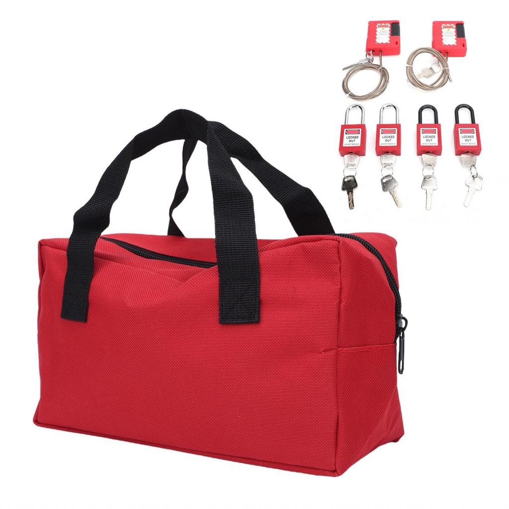 Lockout Bag Polyester Canvas Lock Out Tag Profate การเปิดกว้างสำหรับการ ...