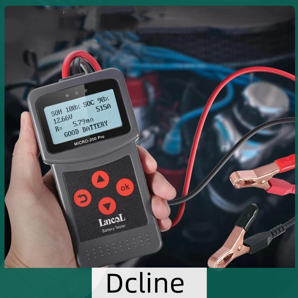 เครื่องทดสอบแบตเตอรี่รถยนต์ DC 7V-30V เครื่องตรวจสอบโหลดแบตเตอรี่ 40 ...