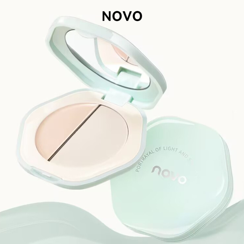 NOVO Highlight Cream ไฮไลท์ ยกกระชับใบหน้า บุ๋ม สองสี | Shopee Thailand