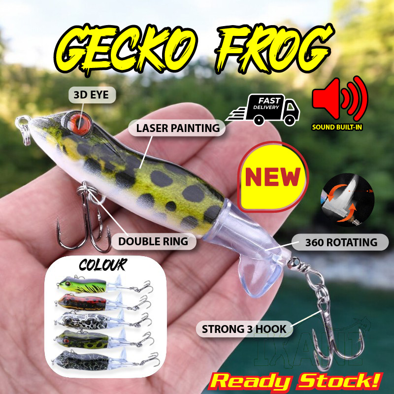 Gecko FROG FISHING LURE BAIT PROPELLER 9.5 ซม. 11G UMPAN TIRUAN ...