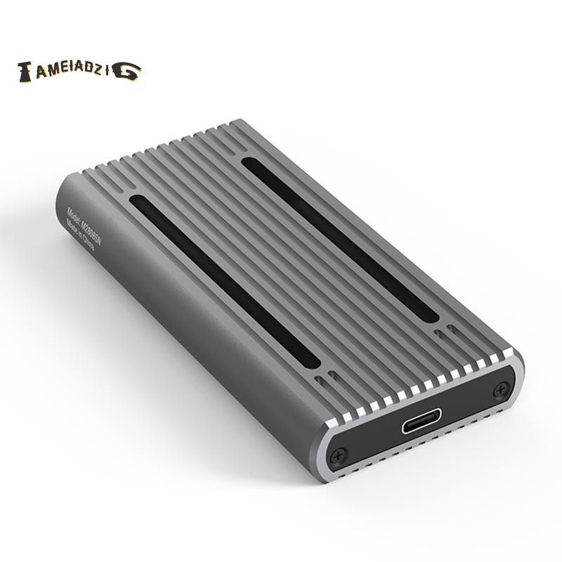 Rgb Dual Protocol M.2 กล่องใส่ฮาร์ดไดรฟ์ Nvme/Ngff Universal Gen2 ...