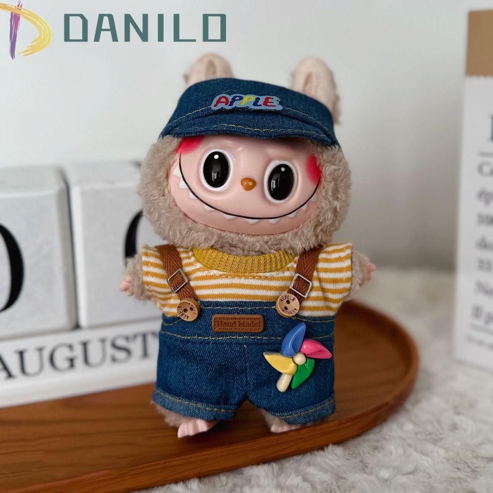 Danilo 1 ชุดนั่ง Labubu ตุ๊กตาเสื้อผ้า,คอลเลกชัน DIY Labubu Time ตุ๊กตา ...