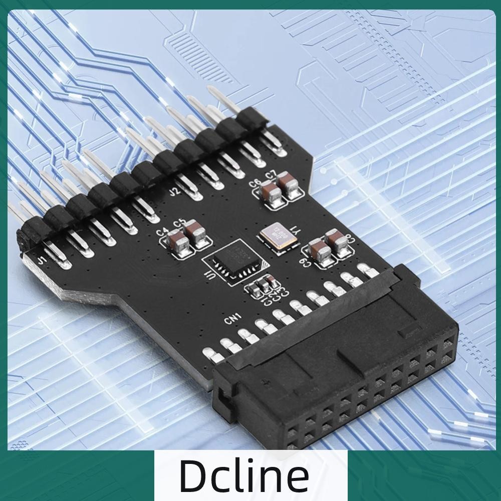 USB 3.0 19PIN To USB 2.0 9PIN Header Splitter Adapter 1 ถึง 2 Extension ...
