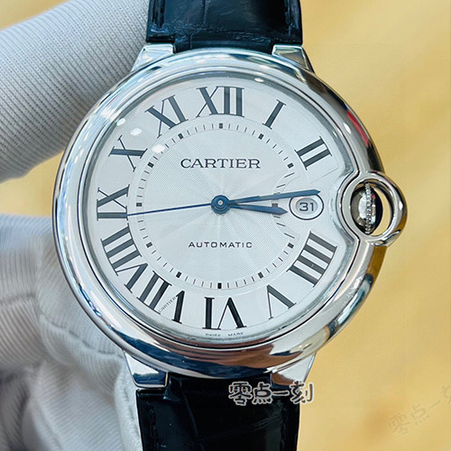 Cartier Cartier Blue Balloon 42MM นาฬิกาข้อมือผู้ชายกลไกอัตโนมัติ ...