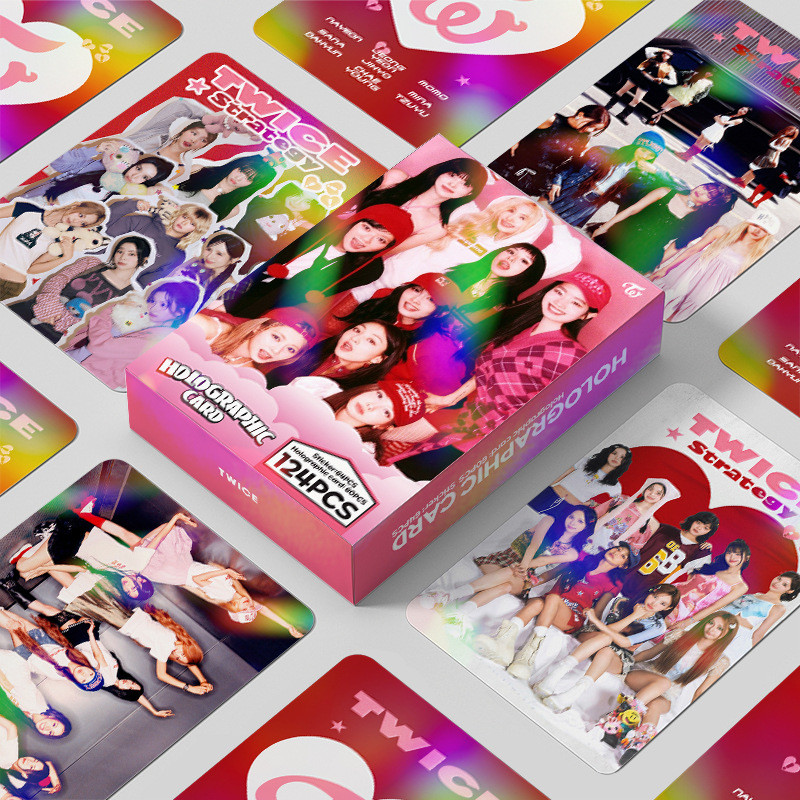 124pcs RIZE TWS ZB1 Photocards SEVENTEEN BabyMonster NCT127 4EVE Cloud7 IVE สองครั้ง AESPA ...