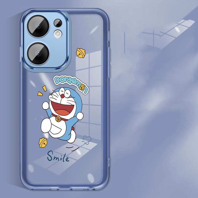 Infinix Smart 9 Hot 50i X6532 Jumping Doraemon Clear Silicone Cover ...