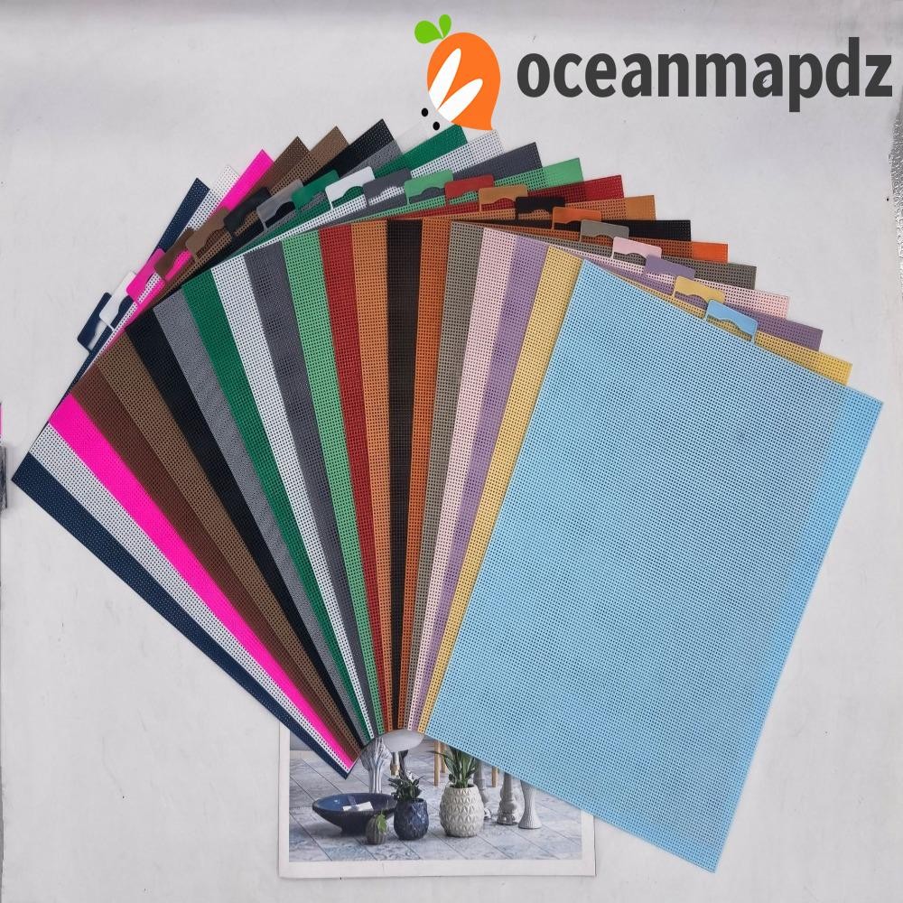 Oceanmapdz ผ้าใบปักครอสติชตาราง, 14CT Square เย็บปักถักร้อยผ้าตาราง, เย็บเย็บปักถักร้อย 28x21 ...