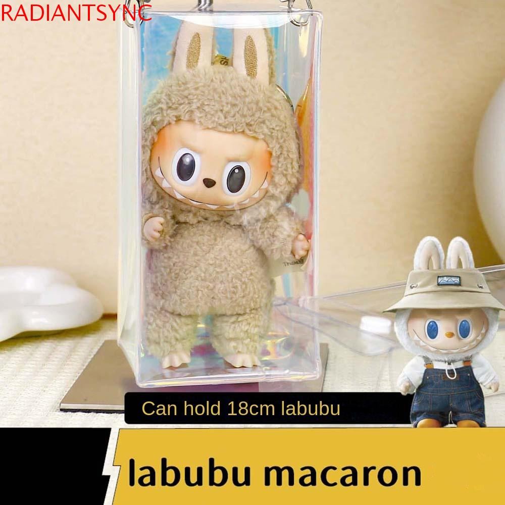 Radiantsync กระเป๋าตุ๊กตากลางแจ้งใสพร้อมพวงกุญแจโปร่งใส Labubu ตุ๊กตากล่อง, Labubu กระเป๋าสะพาย ...