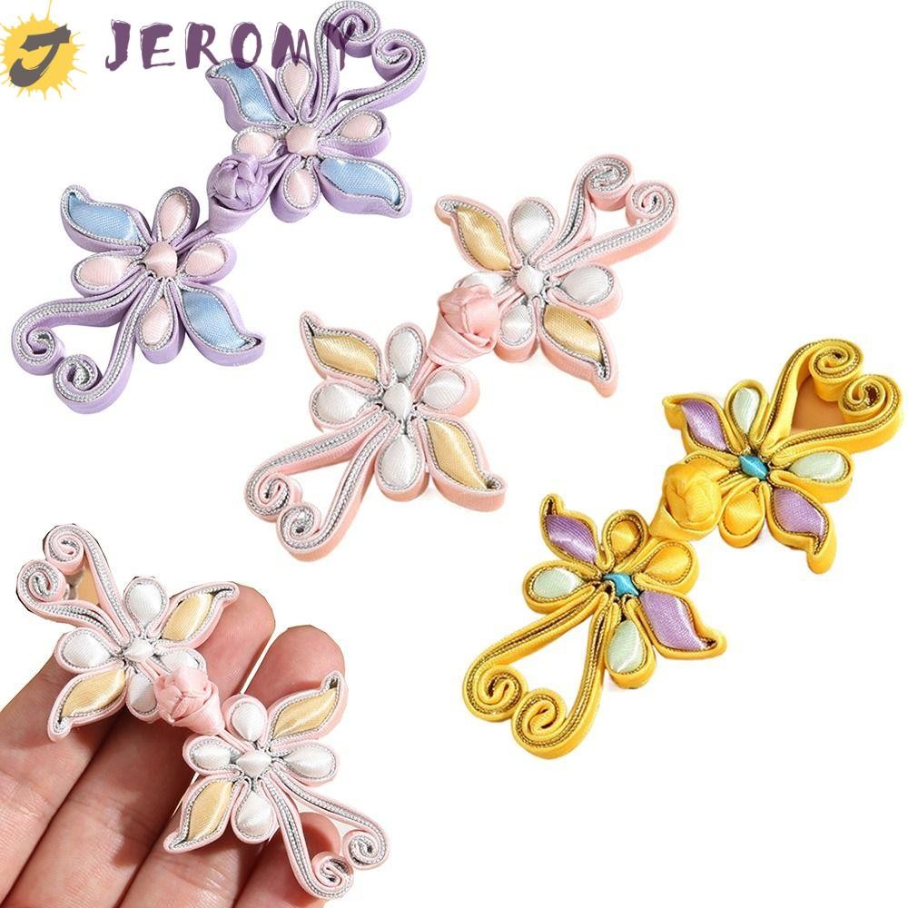 Jeromy 3 ชิ้นเย็บ Knot Fastener, ประณีตผ้าฝ้าย Core จีนกบปุ่ม, สบายแบบ ...