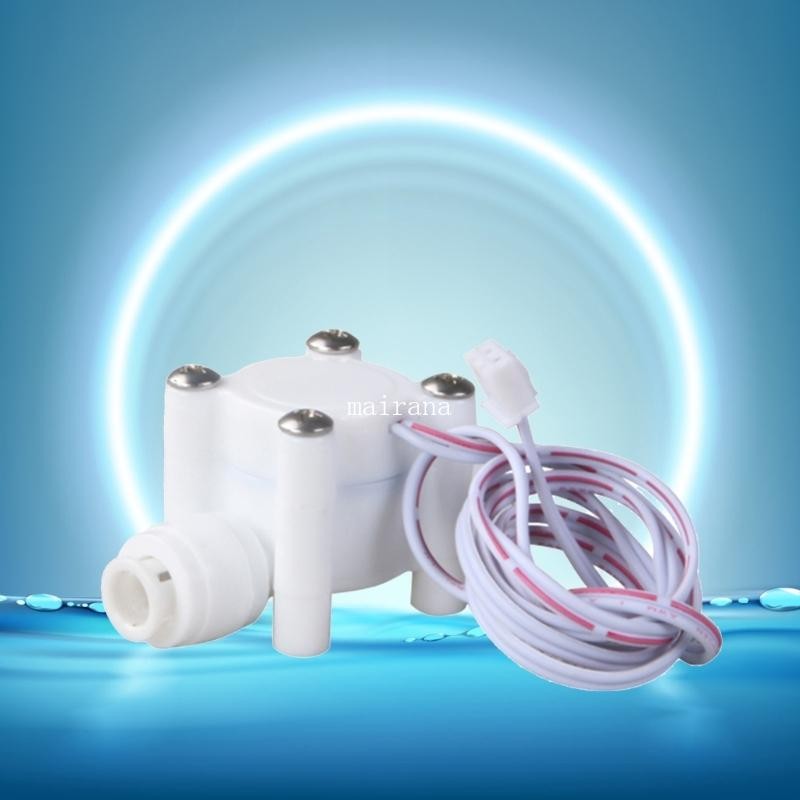 MT 2 จุด Quick Plug Flow Sensor Turbine Flowmeter 300ml Min Water Flow ...