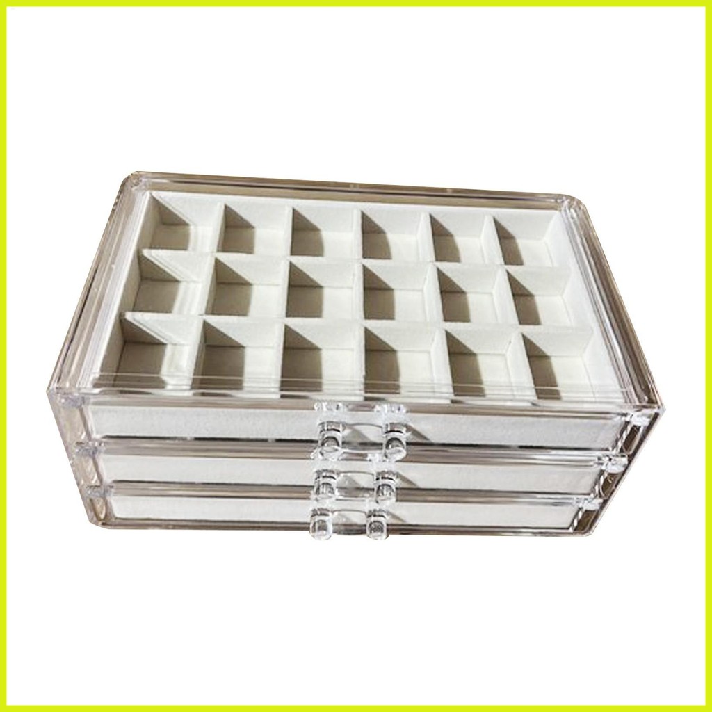 Rock Collection Display Case 54 Slot Fossil Display Case 3 ชั้นอะคริลิค ...