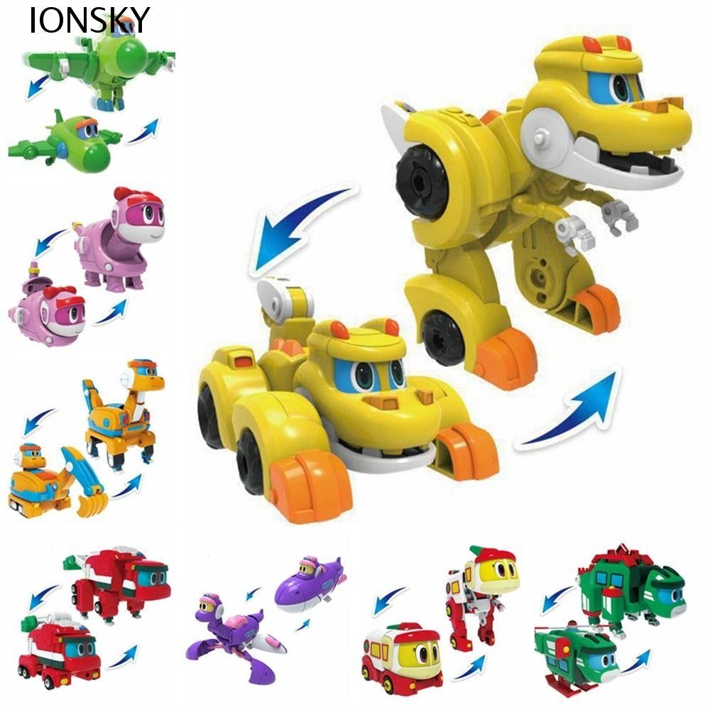 Ionsky Min Deformation Gogo, Dino Action Figures เครื่องบิน REX ...