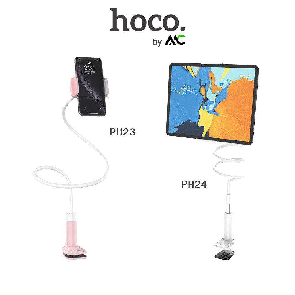Hoco ที่จับมือถือ หรือแท็ปเล็ต สำหรับหนีบโต๊ะ และหัวเตียง ความหนาสูงสุด 10 ซม. รุ่น PH23 PH24 ...
