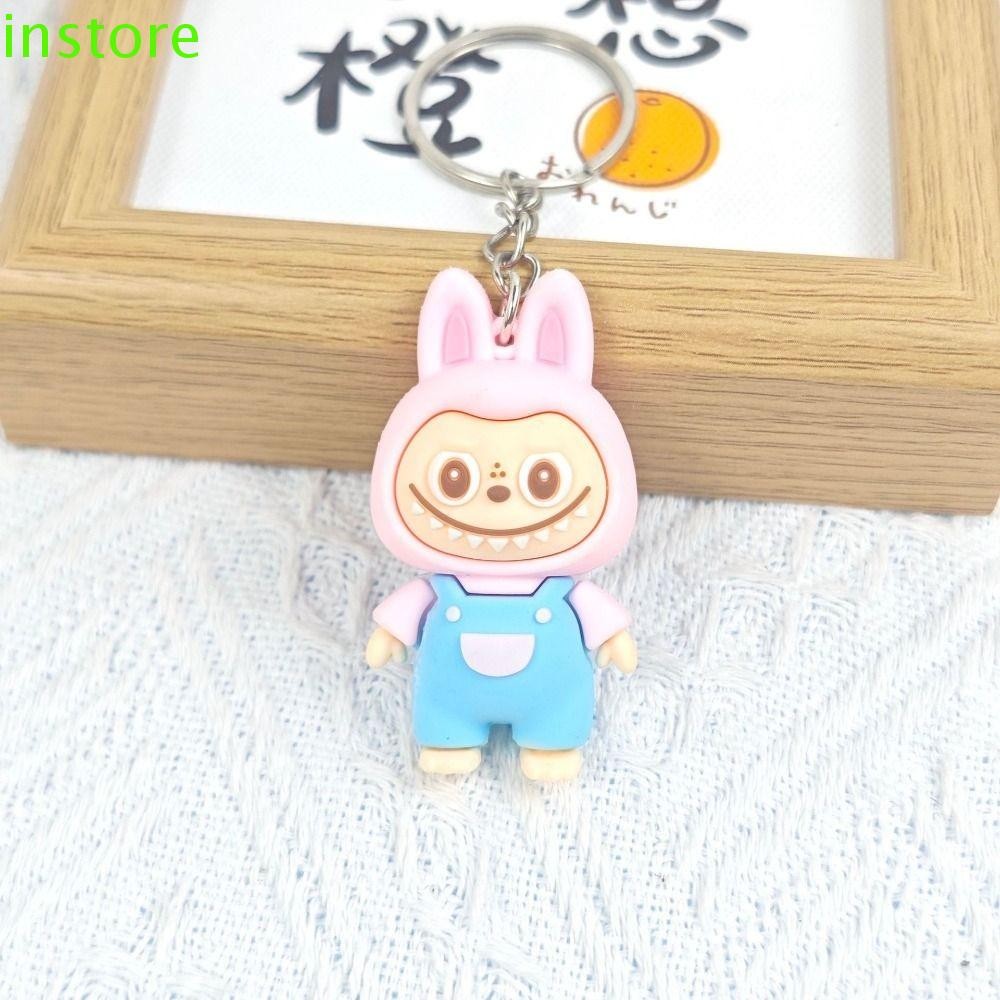 Instore Labubu Key Chain,กระเป๋าเป้สะพายหลังการ์ตูนCharms Labubuตุ๊กตา ...