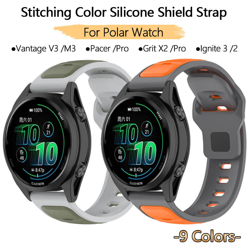 สําหรับ Polar Vantage V3 M3 M2 M Pacer Grit X2 X Pro Ignite 3 2 Unite ...