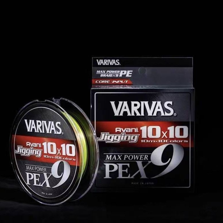 VARIVAS pe Line 9 สายบราด์ลายเรียบยาว 300 ม. เรือตกปลาทะเลและล่อปลา สาย ...