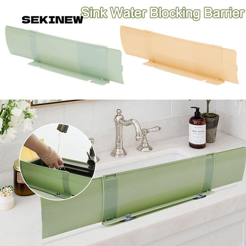 SEKINEW Sink Splash Guard,ถ้วยดูดRetractable Sink Water Blocking Barrier,Creative Oil-Proof ...