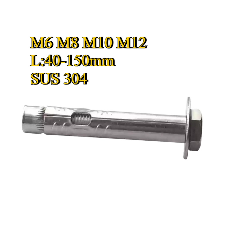 [จัดส่งด่วน] สลักเกลียวขยายหกเหลี่ยมภายนอกสแตนเลส 304 M6/M8/M10/M12 (WDY-RM-TH) | Shopee Thailand