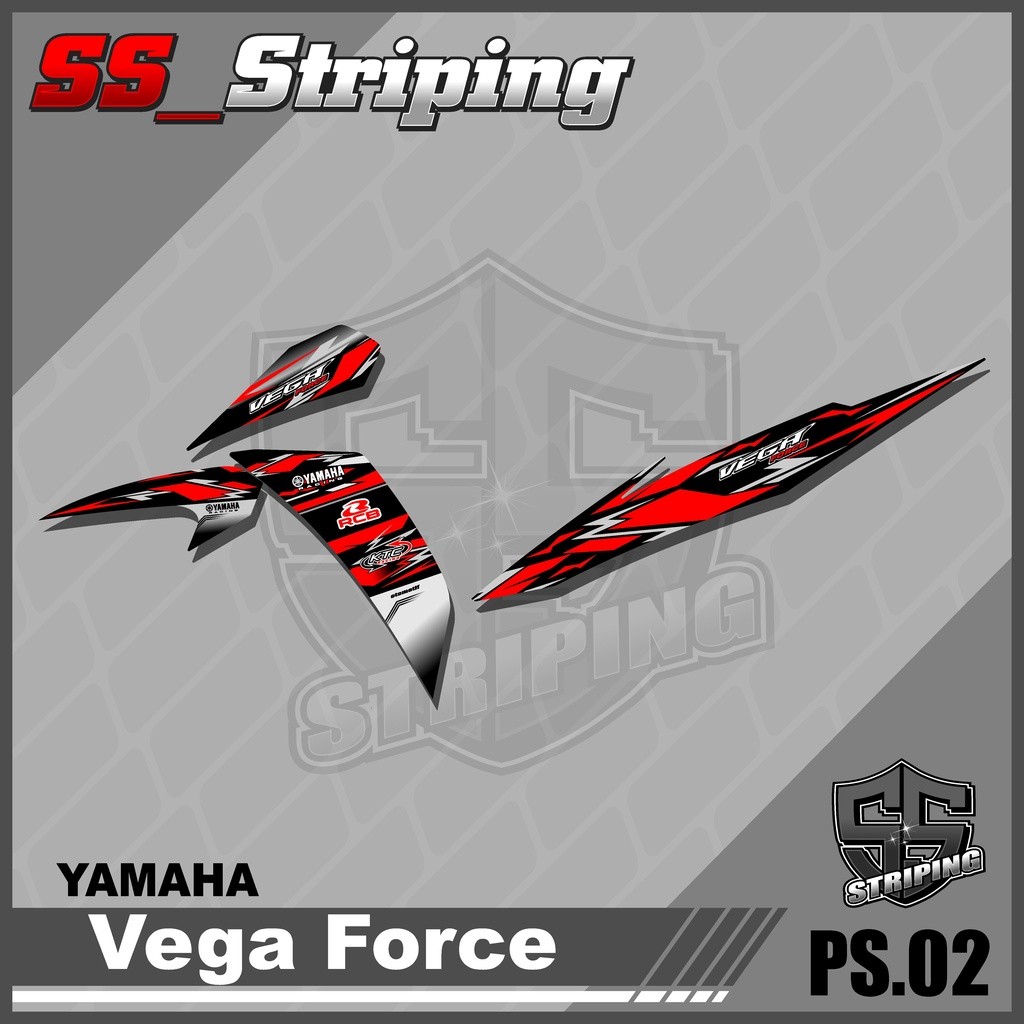 Vega Force Variation Striping List Sticker - Vega Force Striping ปล.002 ...