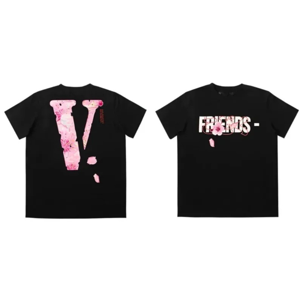 hot ปกติ Vlone เสื้อยืดแขนสั้นผู้ชายและผู้หญิง V Country Tide แบรนด์ ...