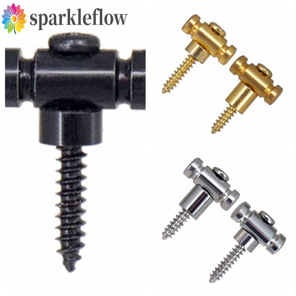 Sparkleflow 2 ชิ้น/เซ็ตกีตาร์ Roller String Trees Retainer, Fixed Chord กีตาร์ String Pressing ...