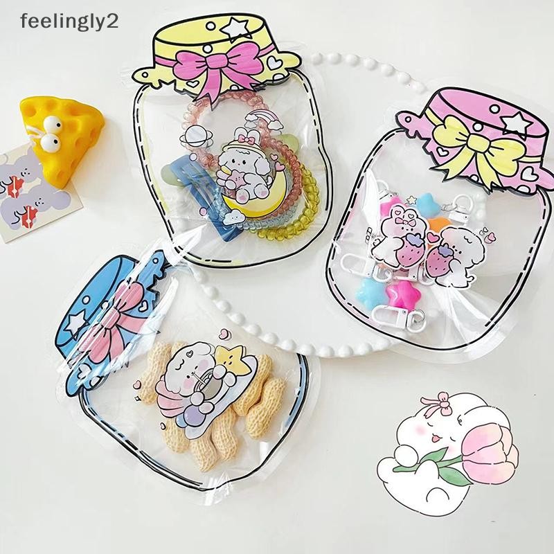 {HotJan} 20 ชิ้นการ์ตูนพิมพ์ขนมขบเคี้ยวคุกกี้ถุงเก็บตนเองปิดผนึกออกแบบ ...