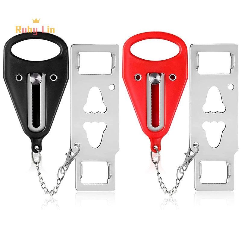 Ruby Lin Safety Lock Door Blocker ล็อคประตูโรงแรมแบบพกพา ล็อคป้องกันการ ...