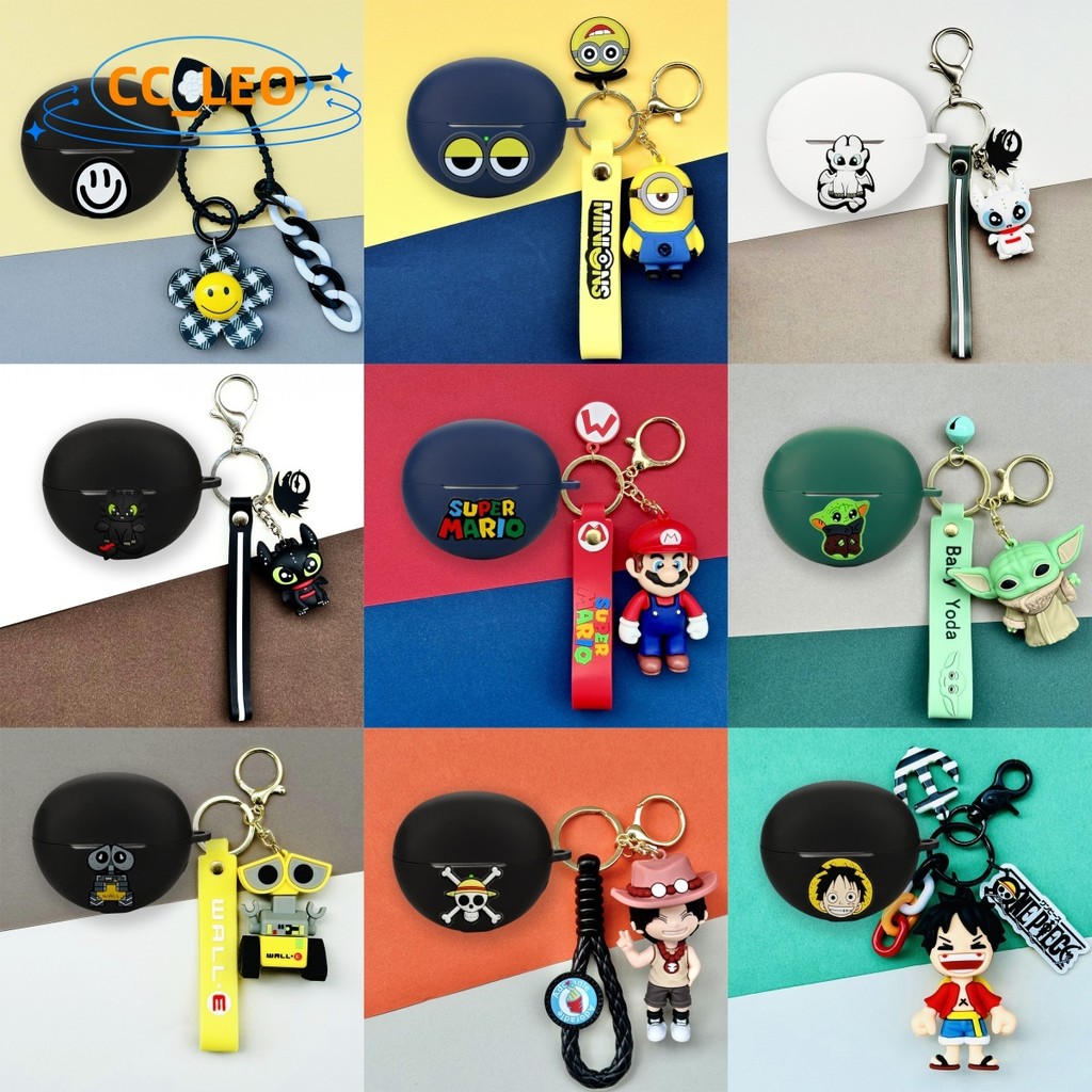 For Honor Choice EarBuds Clip Case Cartoon Mario Keychain Cute Silicone ...