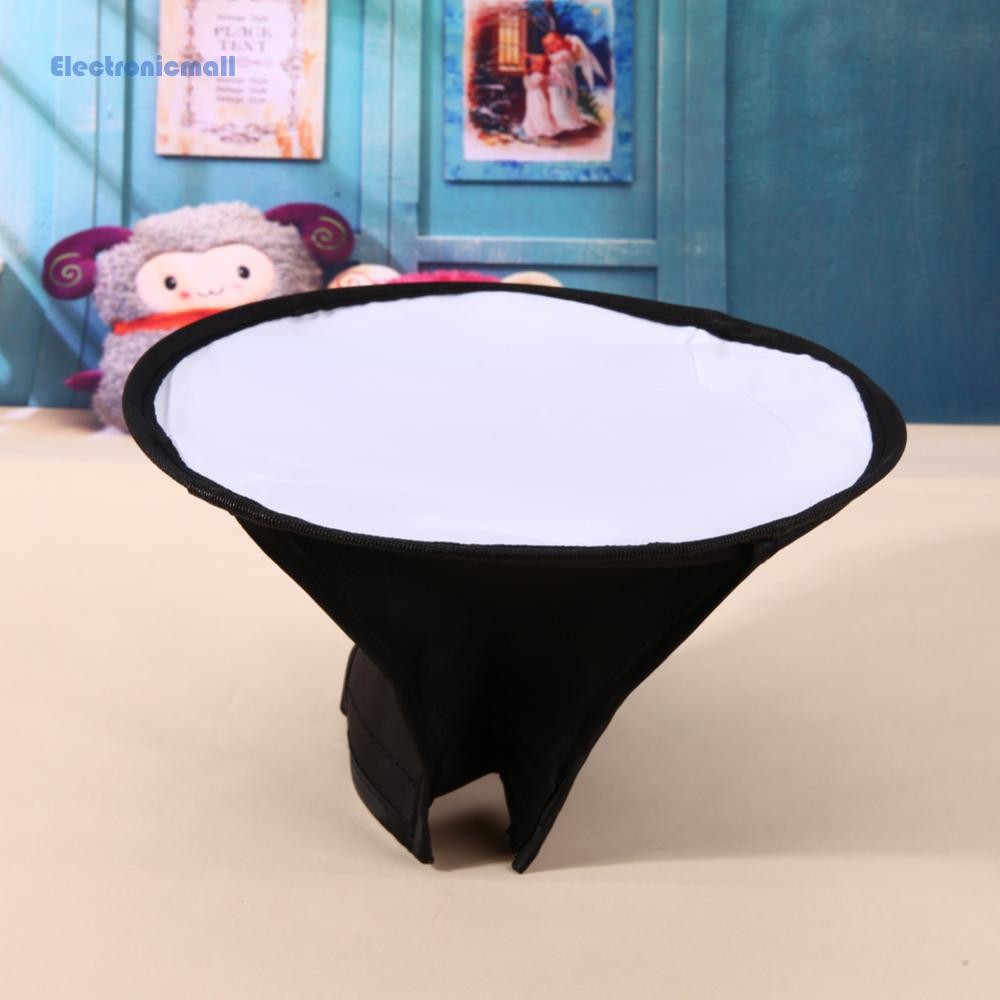 Hot 20 ซม. rond Flash Softbox diffuser Flash Mini Soft Box ช่างภาพเท ...