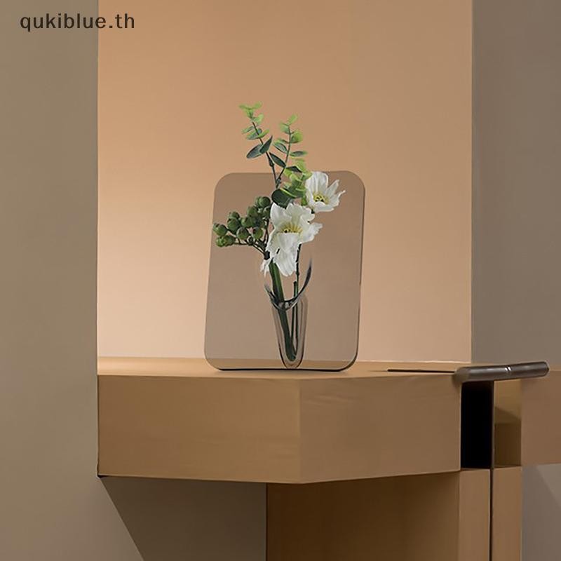 Qukiblue.th อะคริลิคกรอบรูปแจกัน Modern Art ดอกไม้แจกันดอกไม้ Desktop Plant Holder สําหรับ ...
