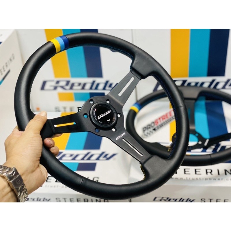 พวงมาลัย GReddy by TRUST FLAT TYPE LIMITED Japan แท้ ญี่ปุ่น พวงแต่ง ...